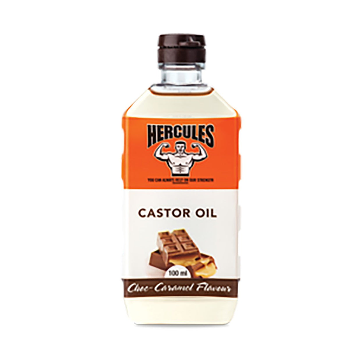 Hercules Castor Oil Choc-Caramel 100ml - Med365