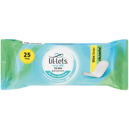 Lil-Lets Essentials Unscented Pantyliners 25 Liners - Med365