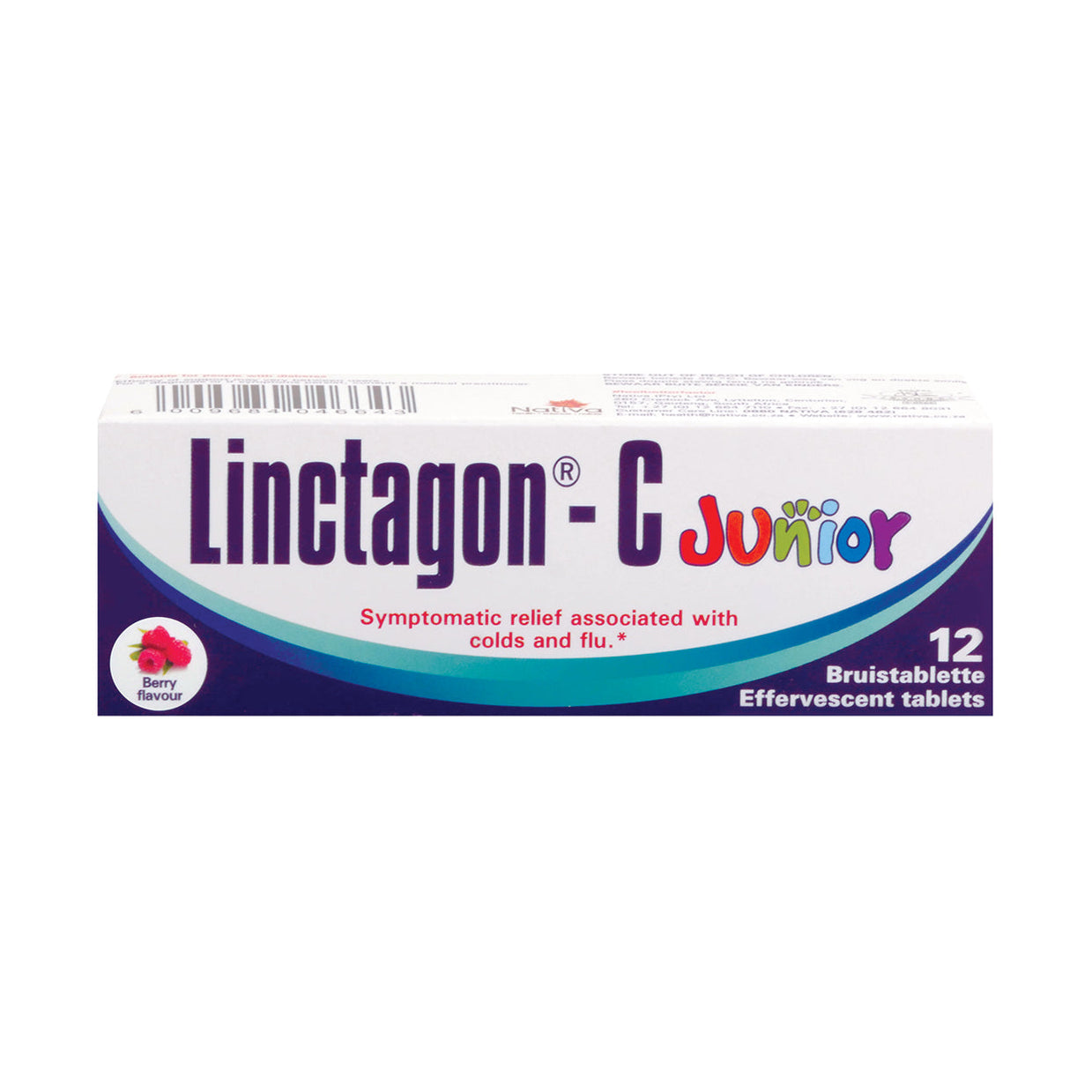 Linctagon-C Junior Berry 12 Effervescent Tablets - Med365