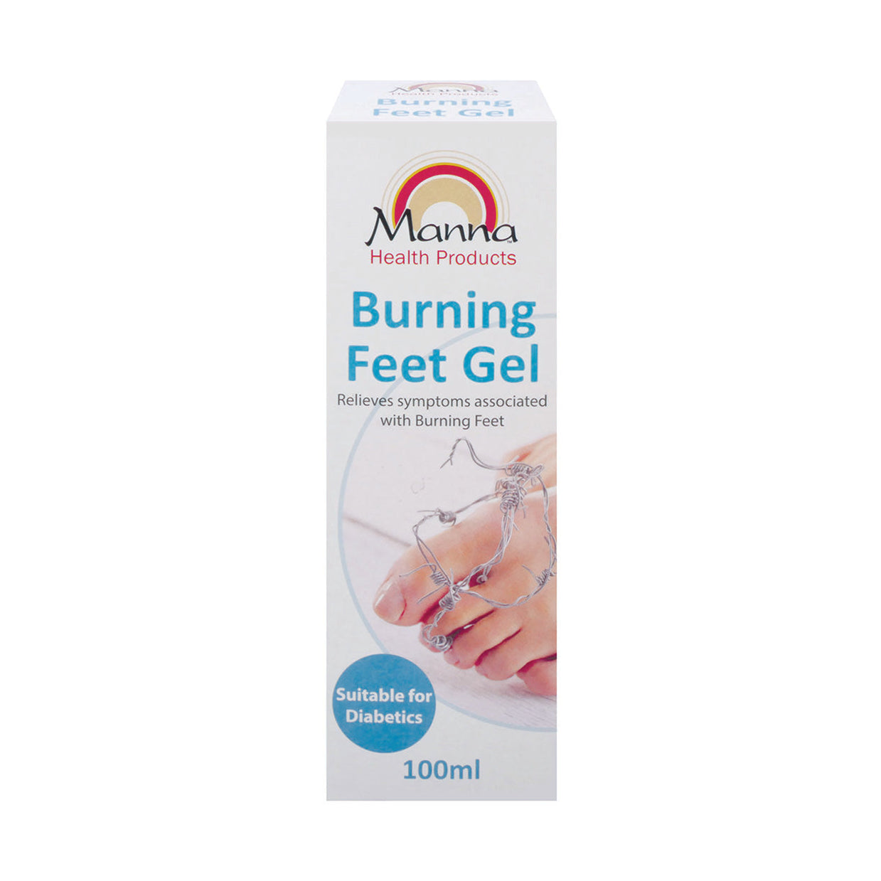Mana Burning Feet Gel 100ml - Med365