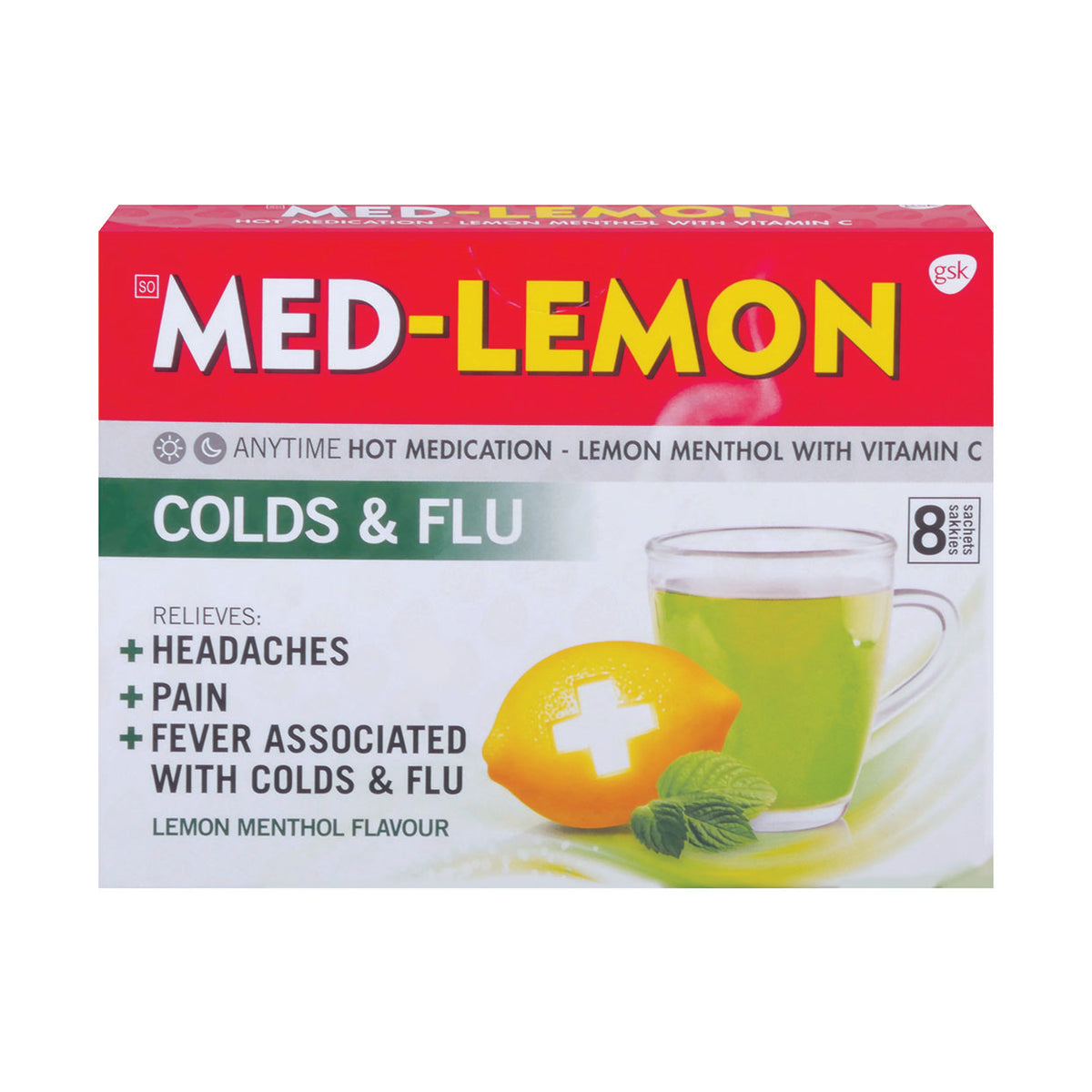 Med-Lemon Menthol 8 Sachets - Med365