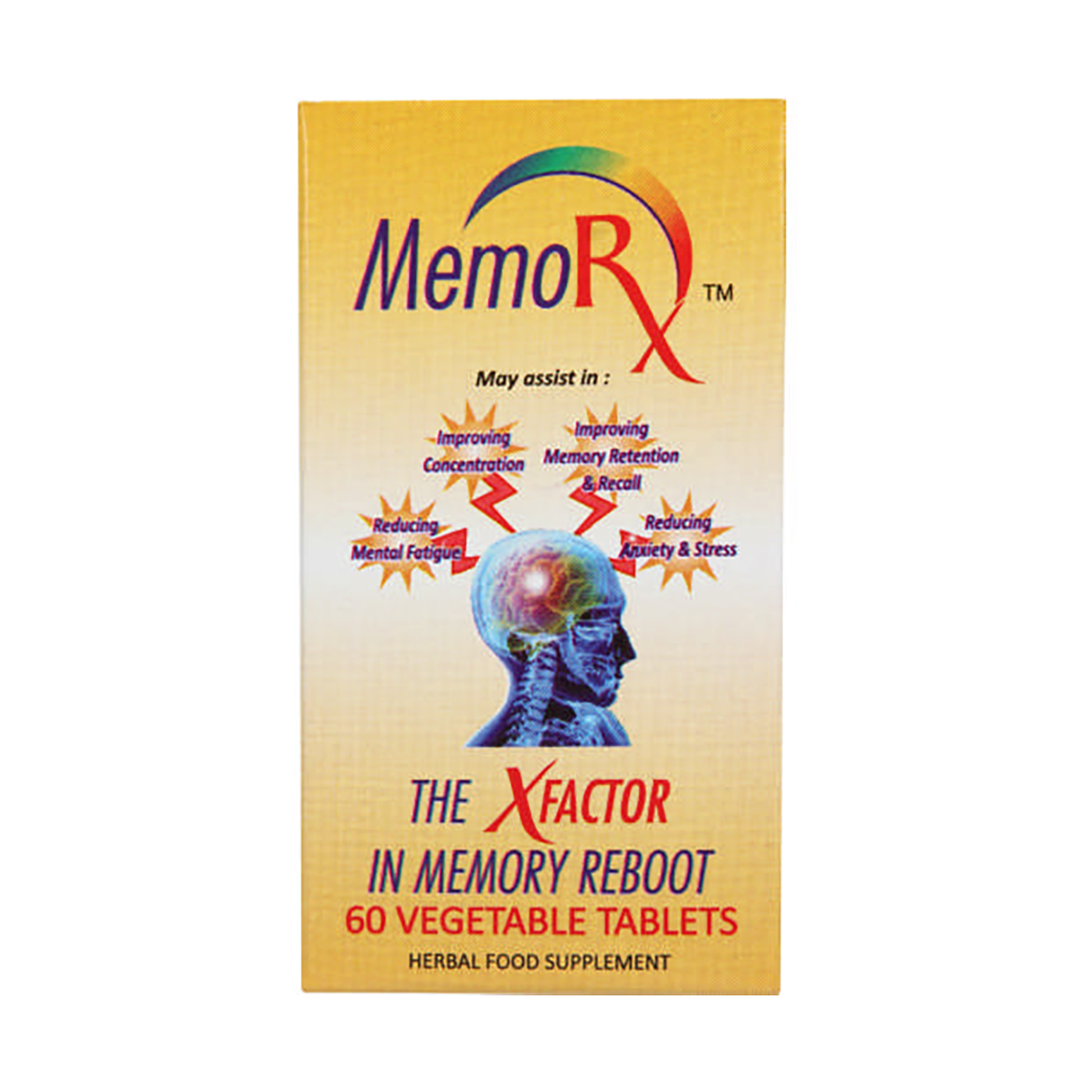 Memorx Vegetable Tablets 60 Tablets - Med365