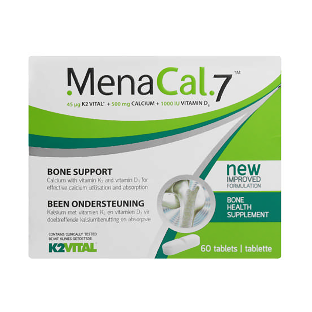 MenaCal 7 60 Tablets - Med365