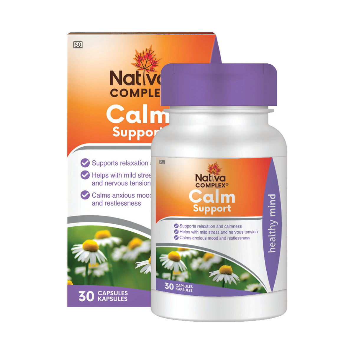 Nativa Calm Complex 30 Capsules - Med365