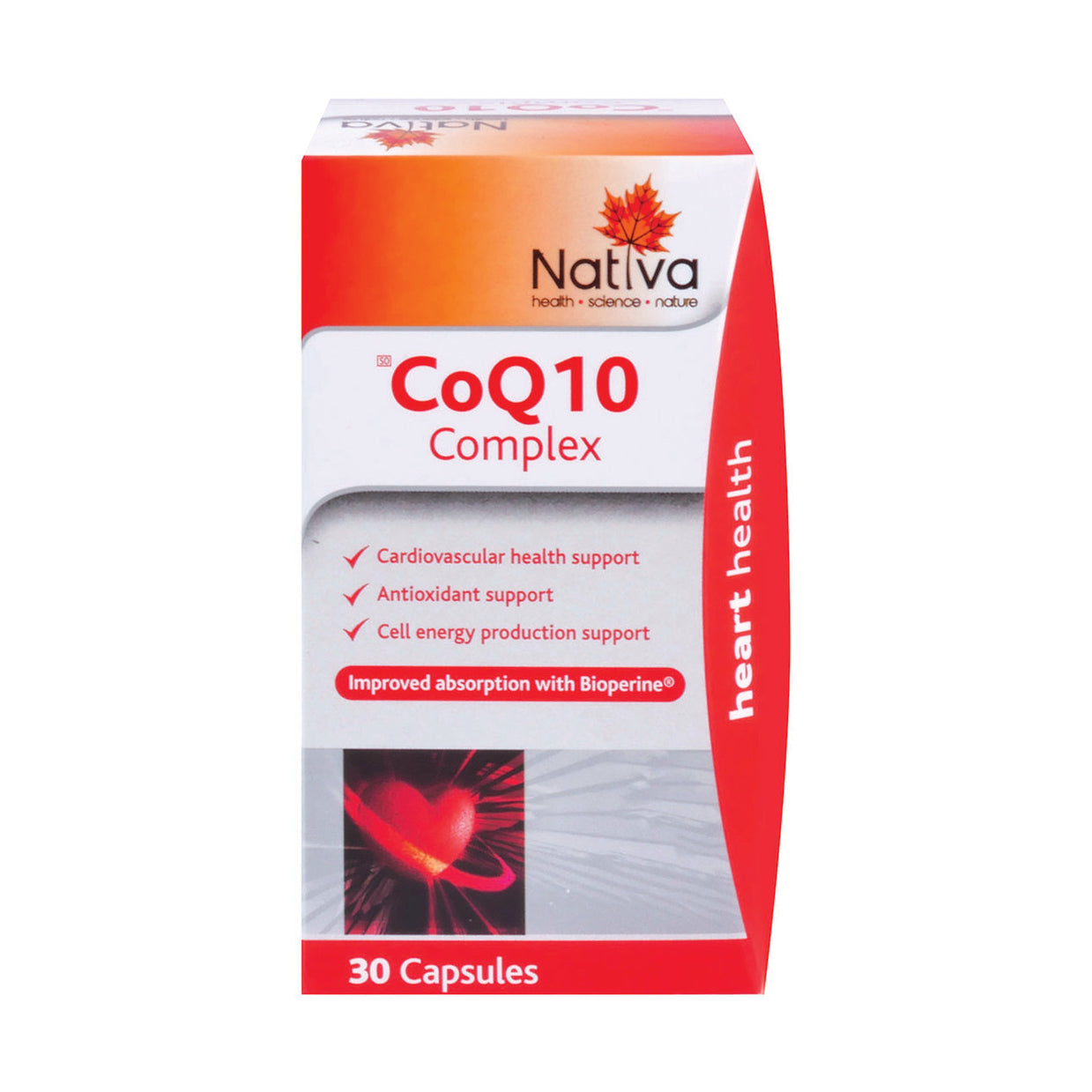 Nativa CoQ10 Complex 30 Capsules - Med365
