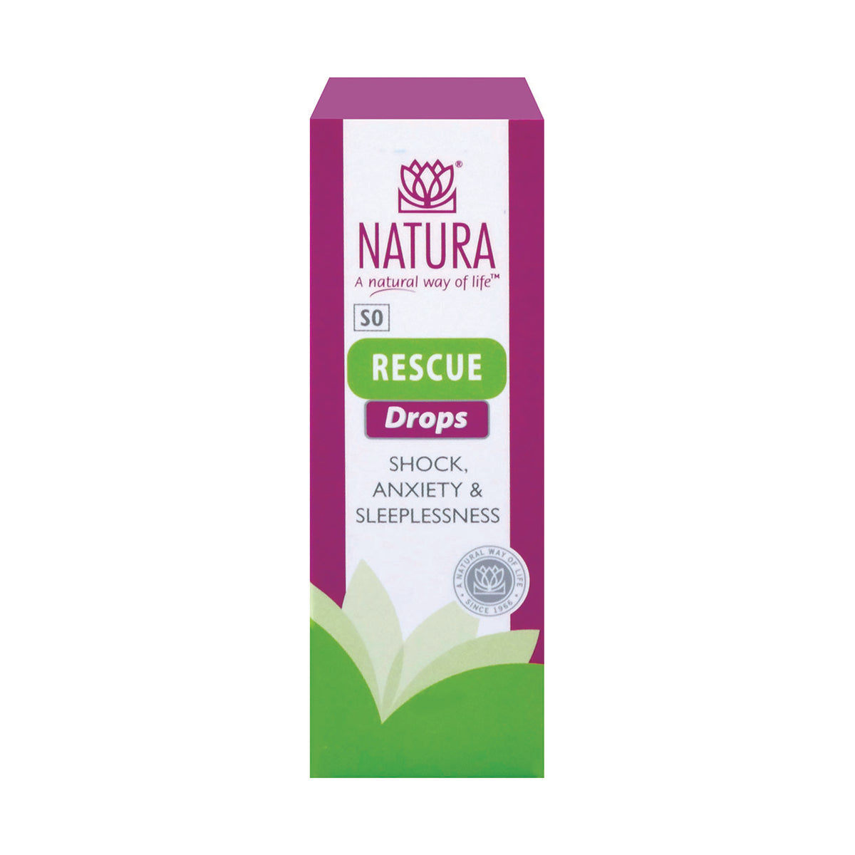 Natura Rescue Shock, Anxiety & Sleeplessness Drops 25ml - Med365