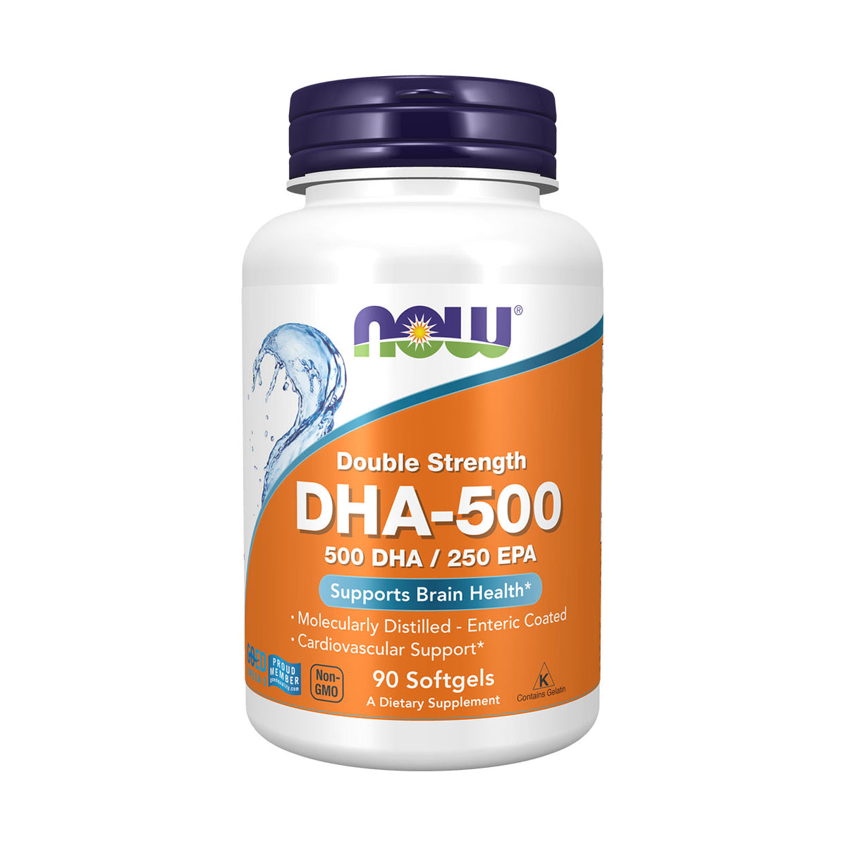 Now DHA 500mg Double Strength 90 Softgel Capsules - Med365