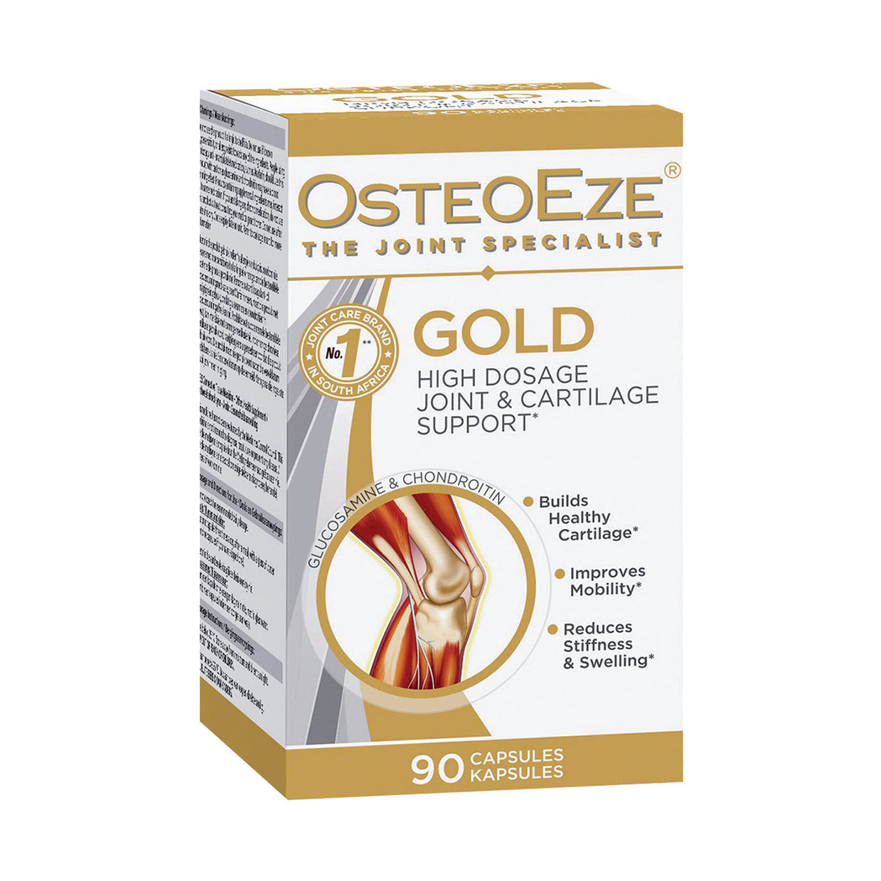 Osteoeze Gold High Potency Joint Formula 90 Capsules - Med365