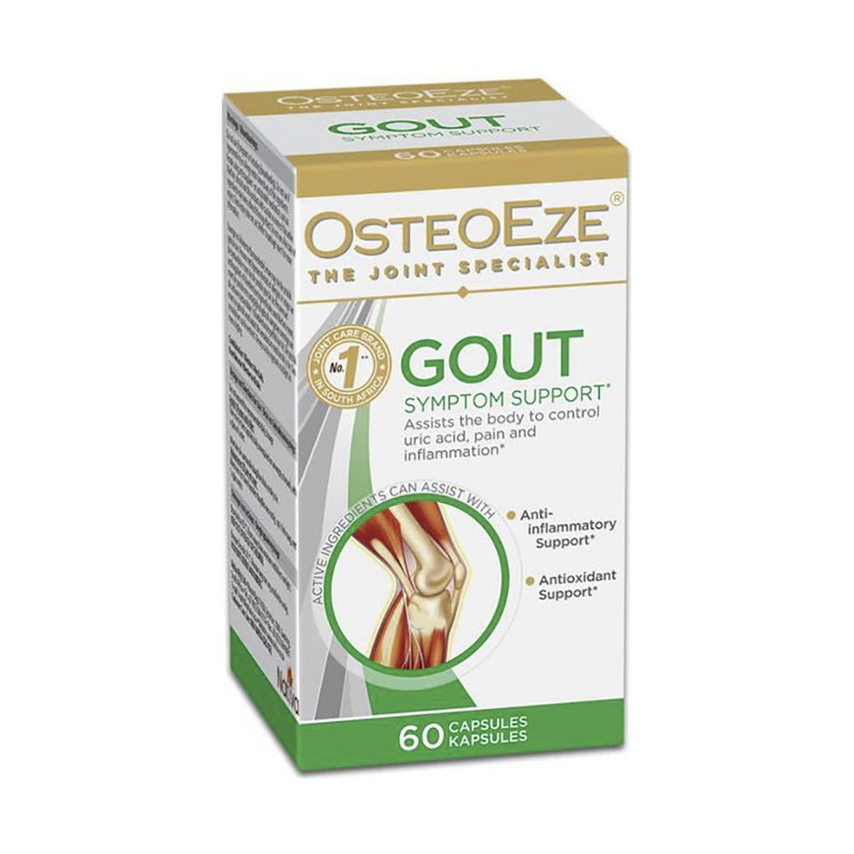 Osteoeze Gout Formula 60 Capsules - Med365