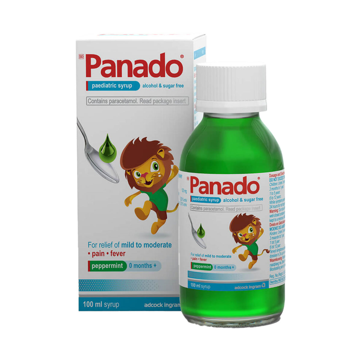 Panado Paediatric Sugar Free Syrup 100ml - Med365