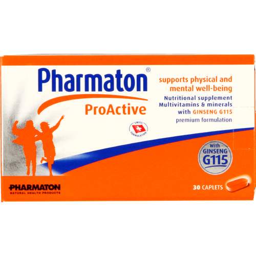 Pharmaton ProActive Nutritional Supplement 30 Capsules - Med365