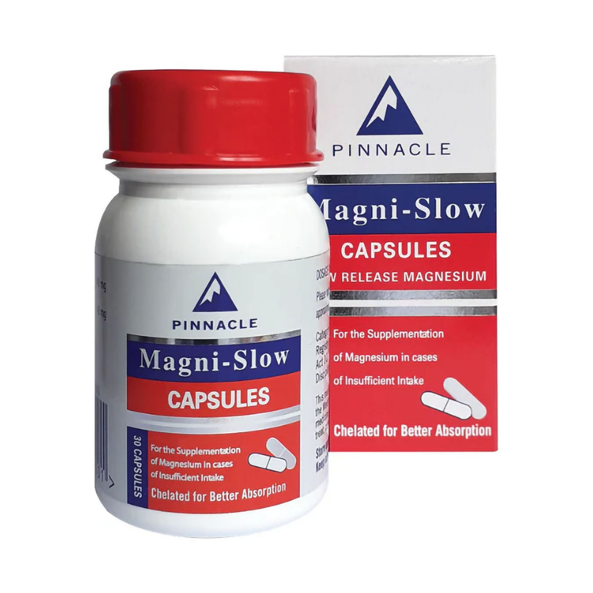 Pinnacle Magni-Slow Chelated 30 Capsules - Med365