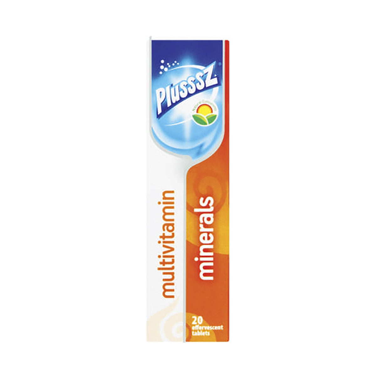 Plusssz Multivitamin + Minerals 20 Effervescent Tablets - Med365