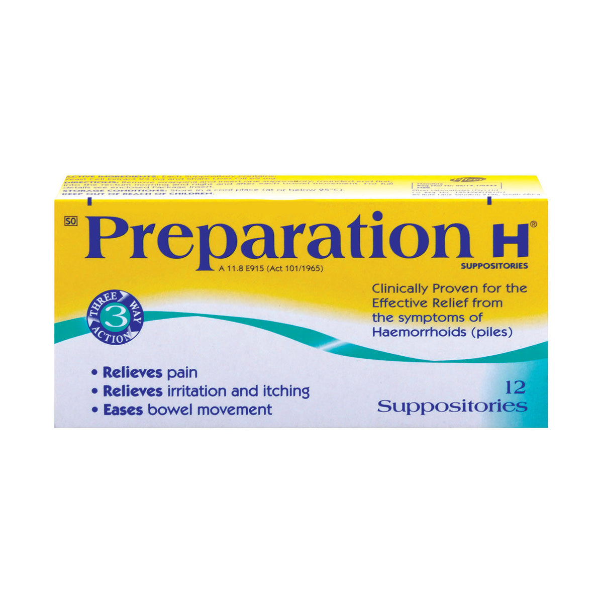 Preparation H 12 Suppositories - Med365