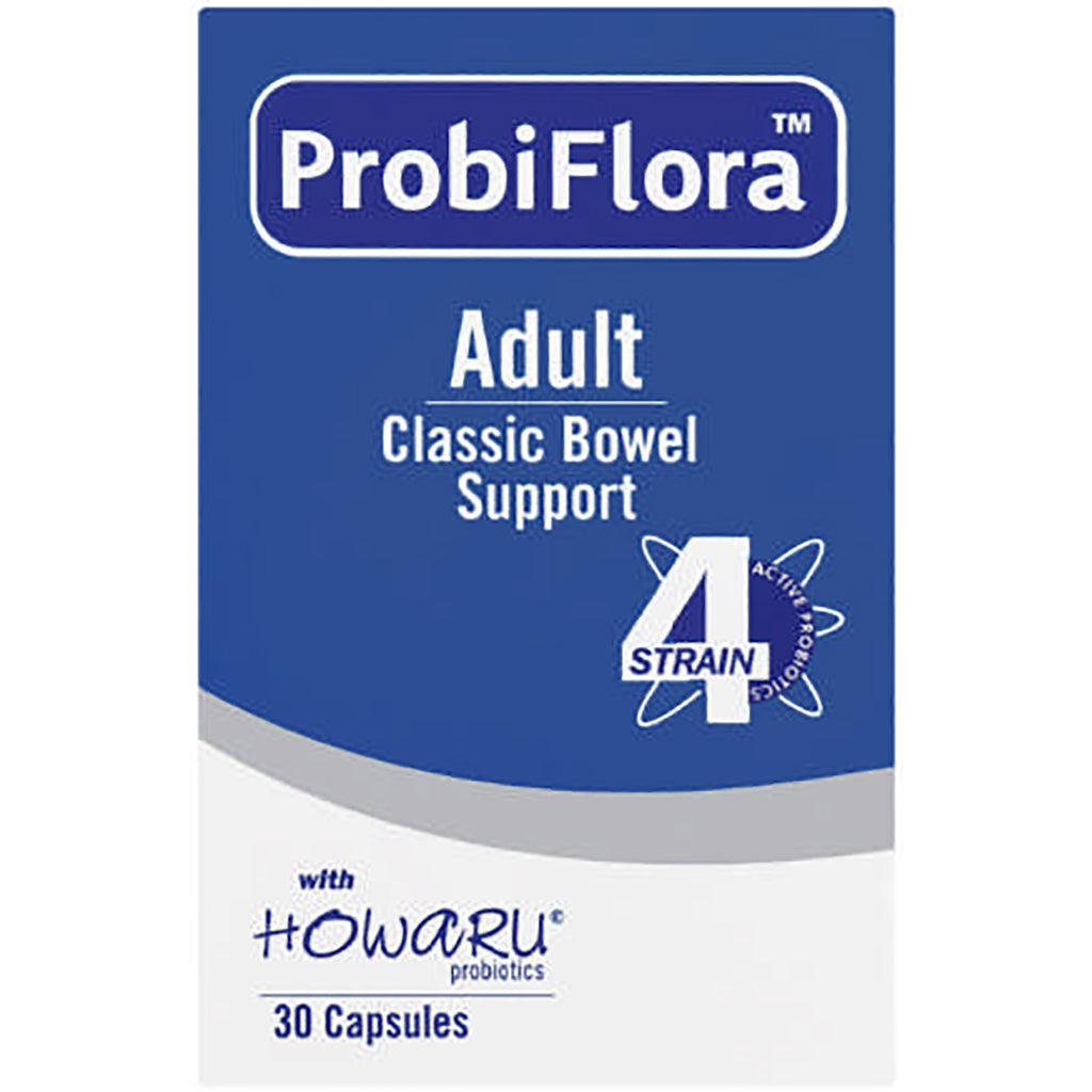 ProbiFlora Adult Classic Bowel Support 4 Strain Probiotic 30 Capsules ...