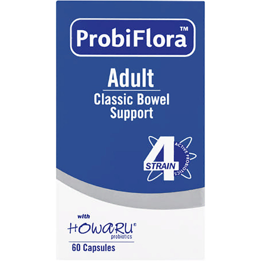 ProbiFlora Adult Classic Bowel Support 4 Strain Probiotic 60 Capsules ...