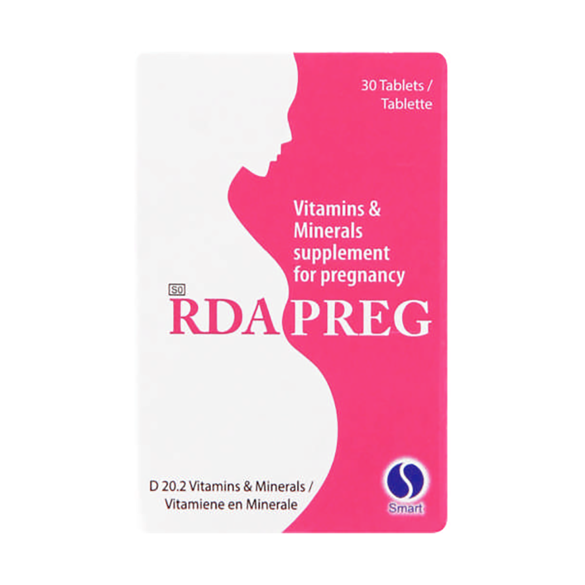 RDA Preg Micronutrient Supplement 30 Tablets - Med365