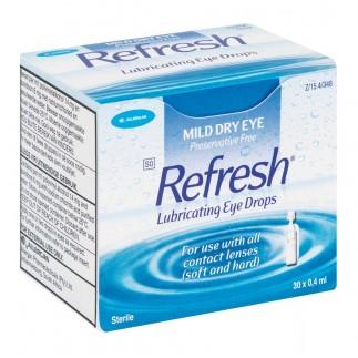 Refresh Lubricating Eye Drops 0.4ml x 30 Vials - Med365