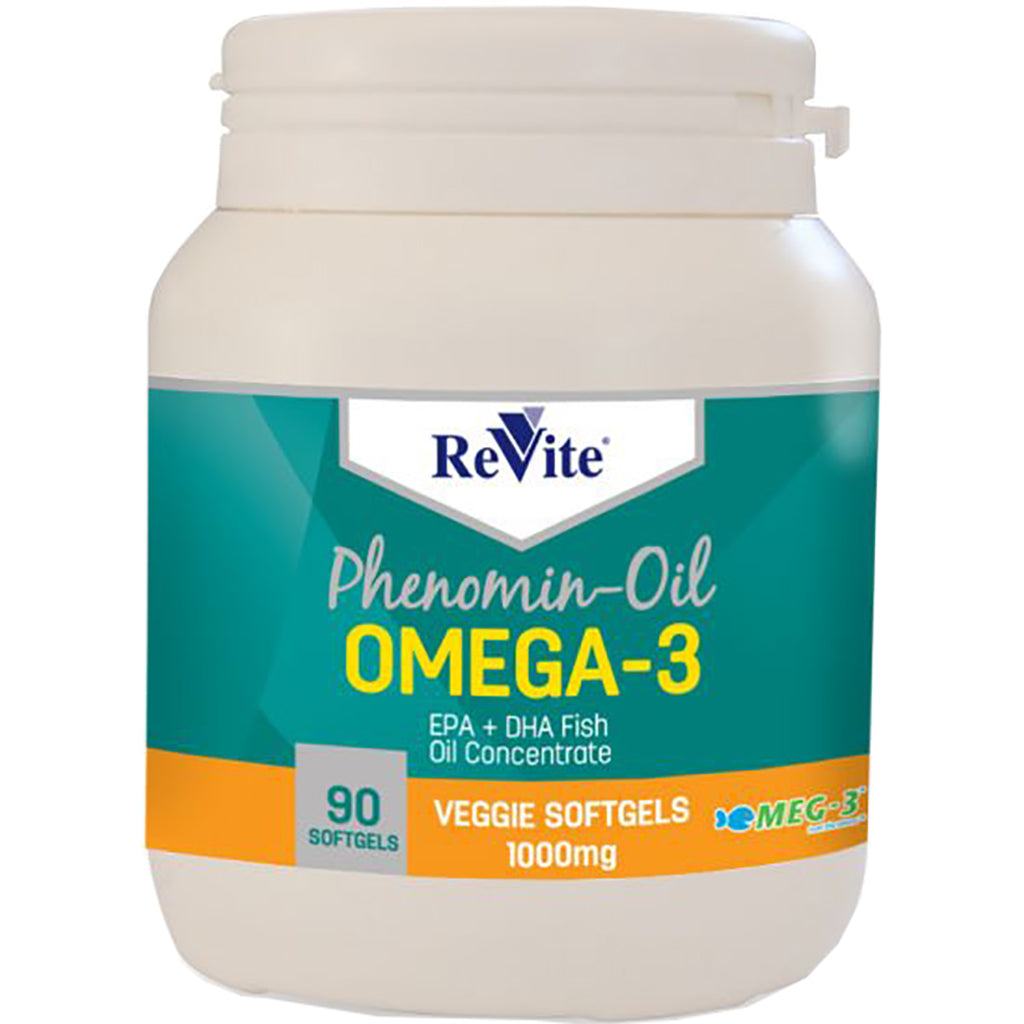 Revite Omega 3 1000mg 90 Capsules - Med365