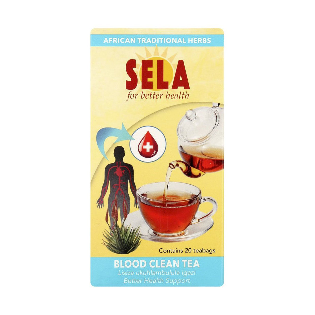 Sela Tea Blood Clean 20 Teabags - Med365