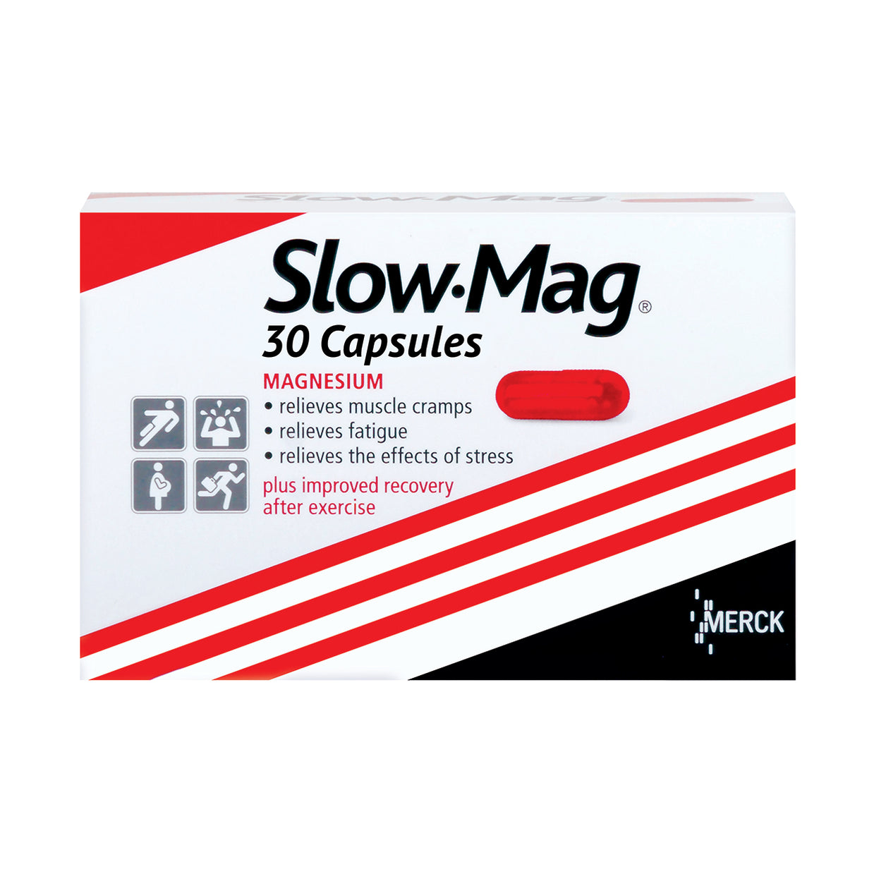 Slow-Mag Magnesium Supplement 30 Capsules - Med365