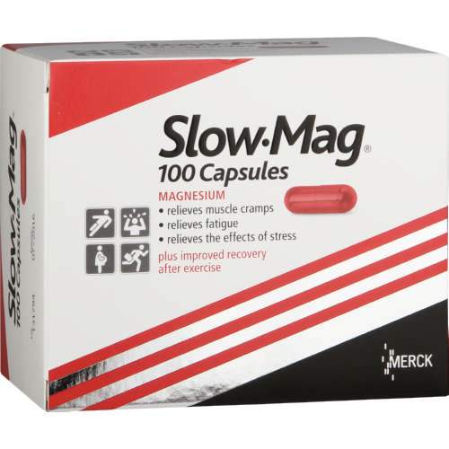 Slow-Mag Magnesium Supplement 100 Capsules - Med365