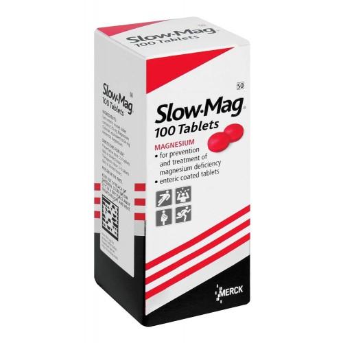 Slow-Mag Magnesium Supplement 100 Tablets - Med365