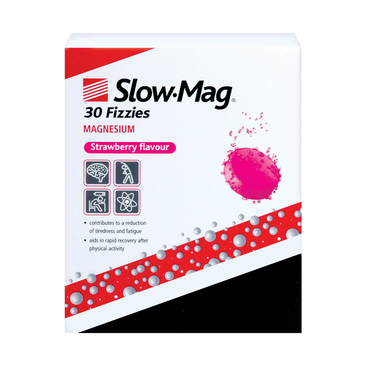 Slow Mag Fizzies 30 Effervescent Tablets - Med365