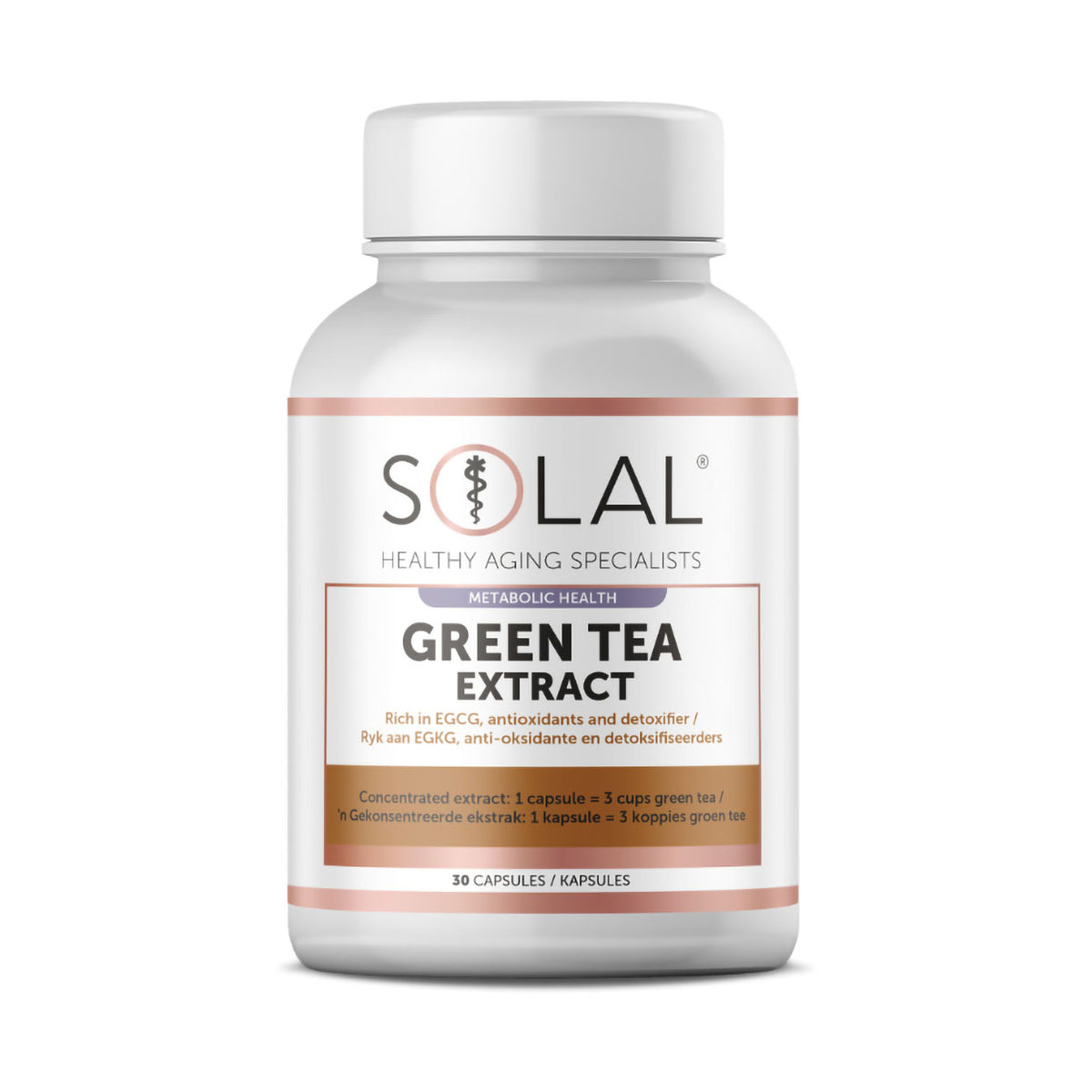 Solal Green Tea Extract 30 Capsules - Med365