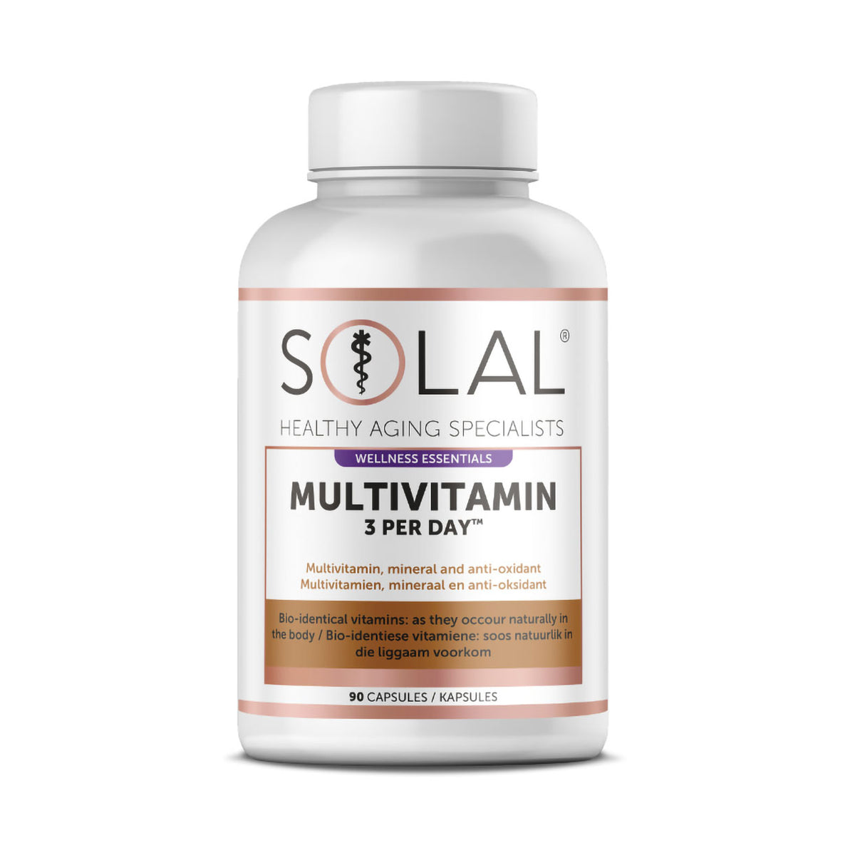 Solal Multivitamin 3 Per Day 90 Capsules - Med365