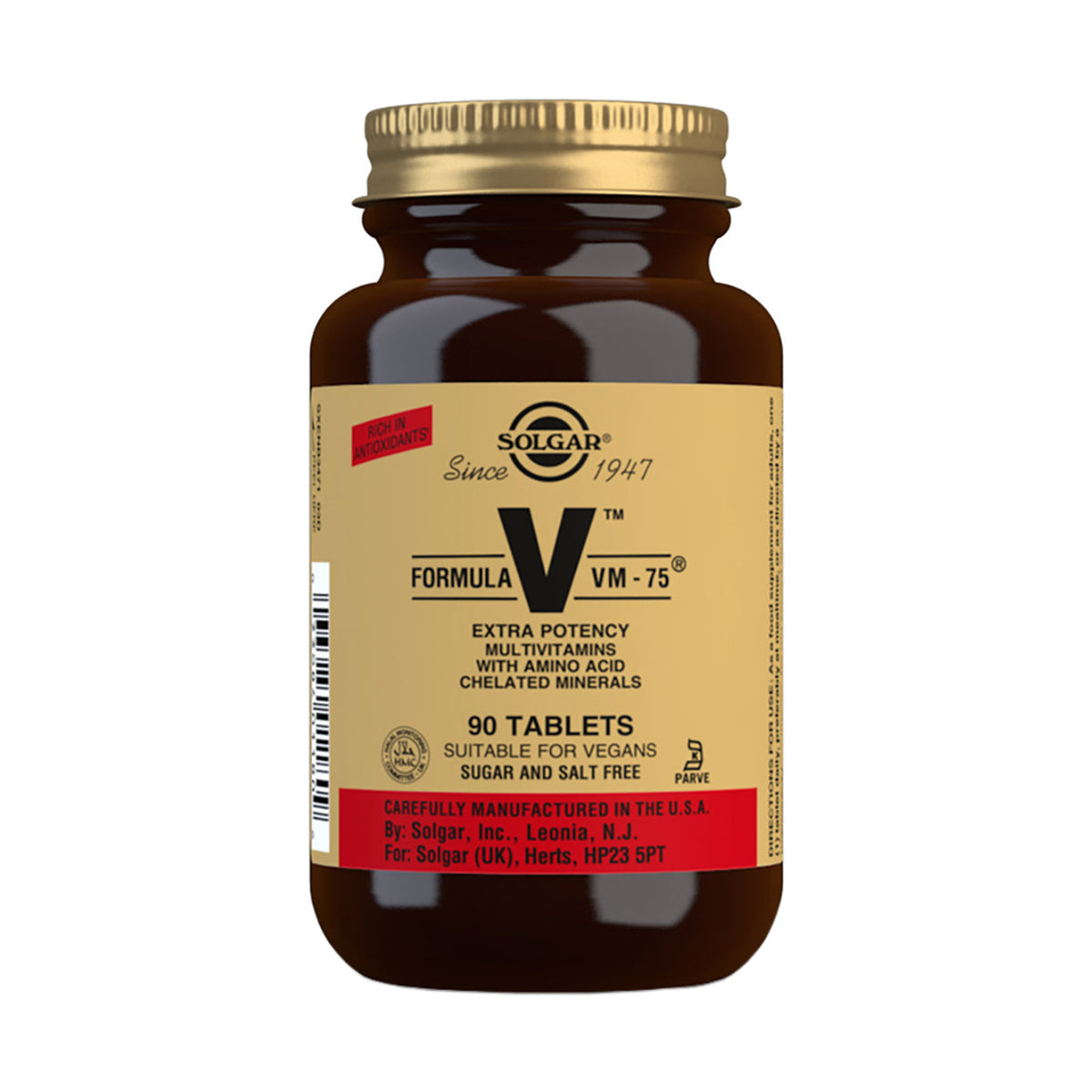 Solgar Formula VM 75 90 Tablets - Med365