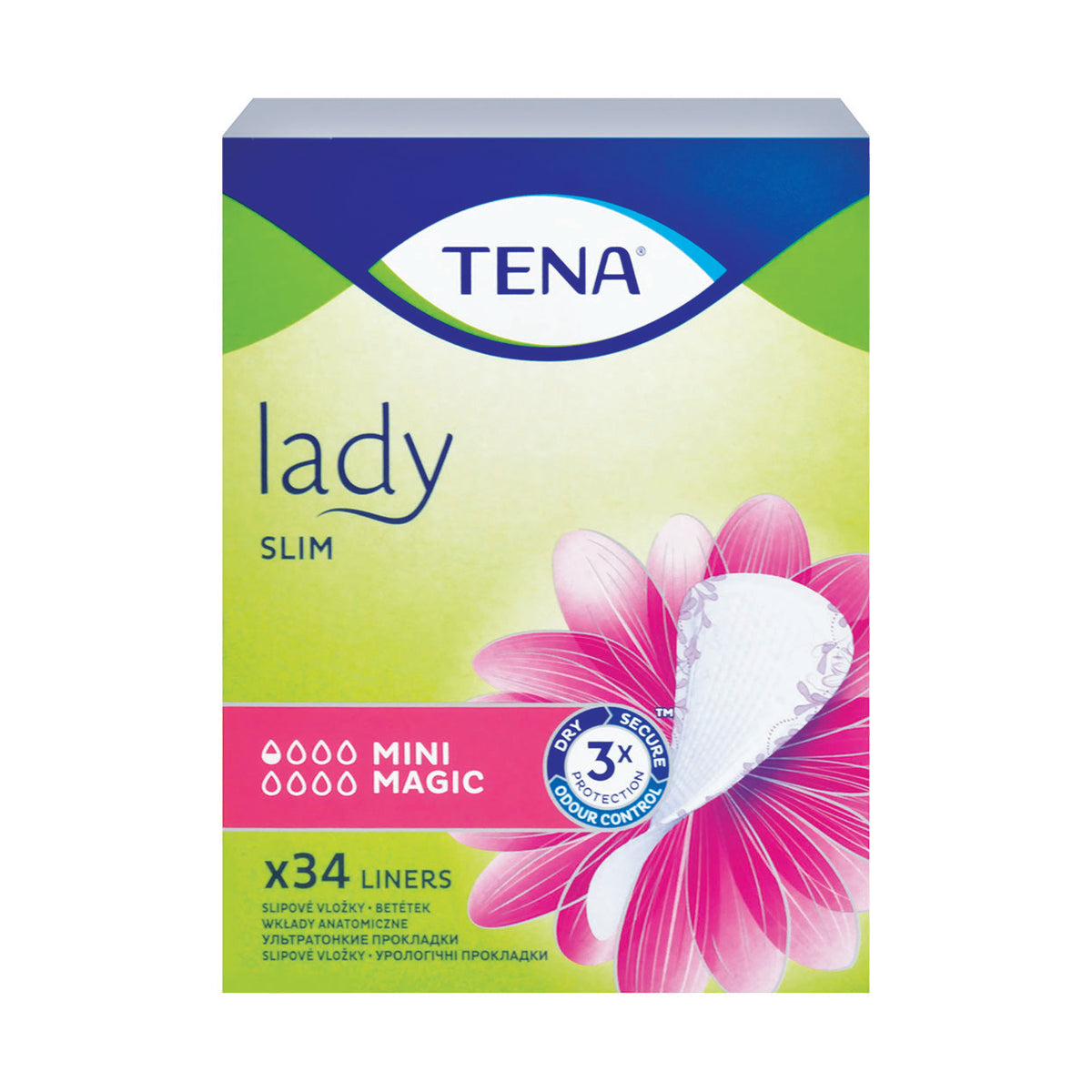 Tena Lady Mini Magic 34 Liners - Med365