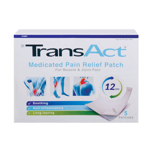 Transact Medicated Patches 5 Patches - Med365