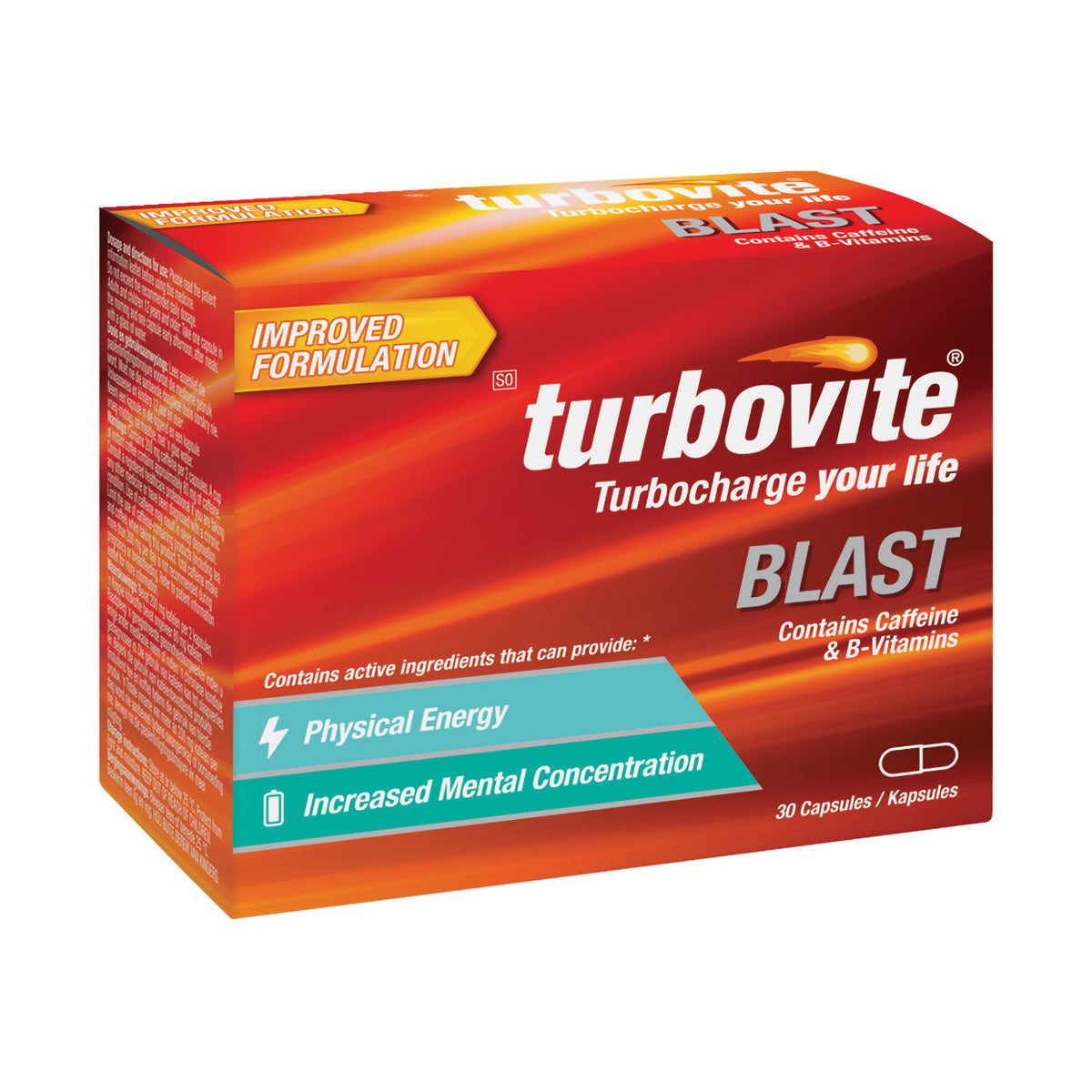 Turbovite Blast 30 Capsules - Med365