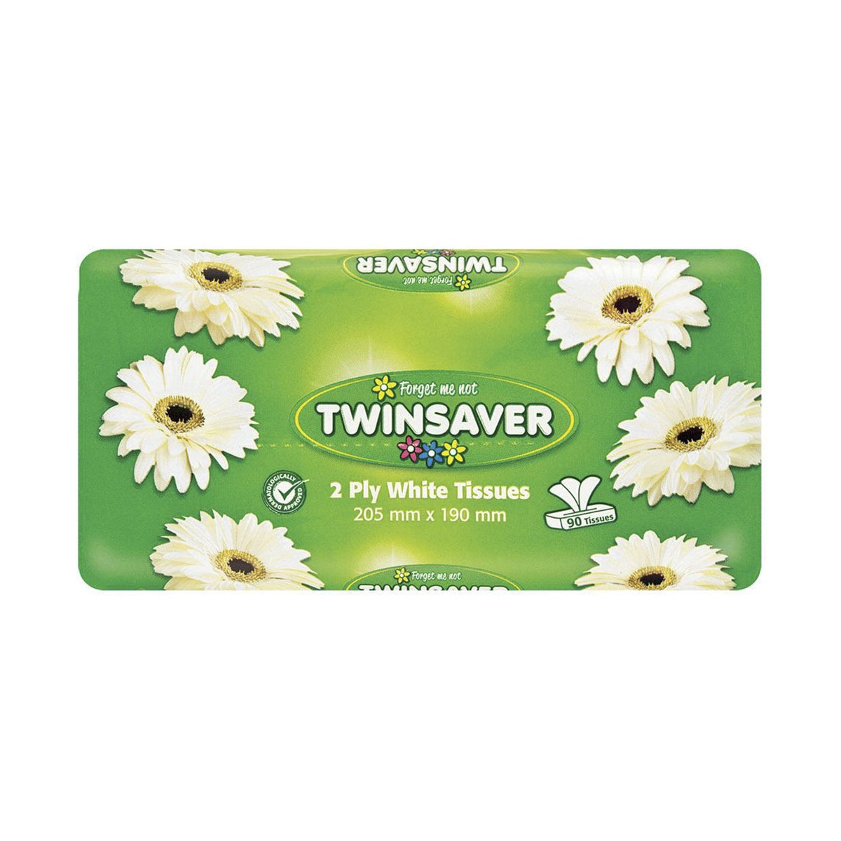 Twinsaver 2-Ply Facial Tissues Soft 90 Tissues - Med365