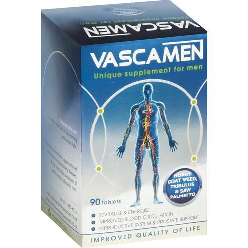 Vascamen Unique Supplement For Men 90 Tablets - Med365