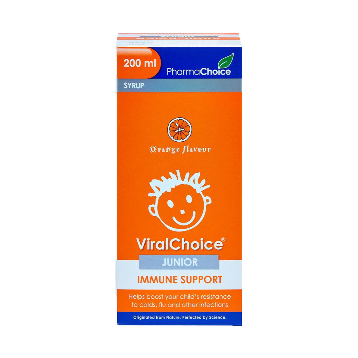 Viralchoice Junior Immune Supplement Orange Syrup 200ml - Med365