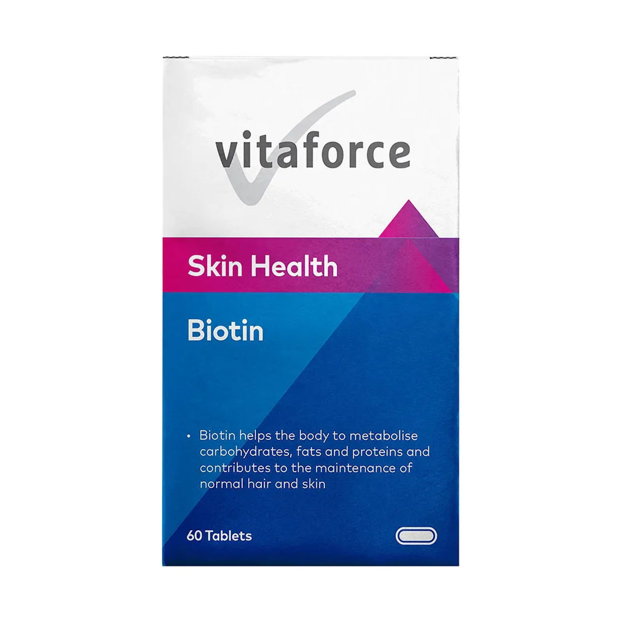 Vitaforce Biotin 60 Tablets - Med365