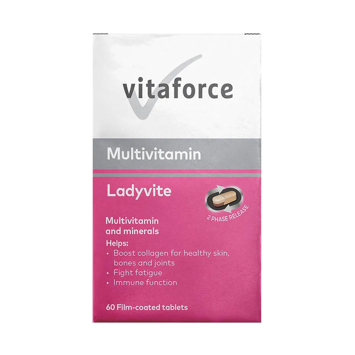 Vitaforce Ladyvite Adult 60 Tablets - Med365