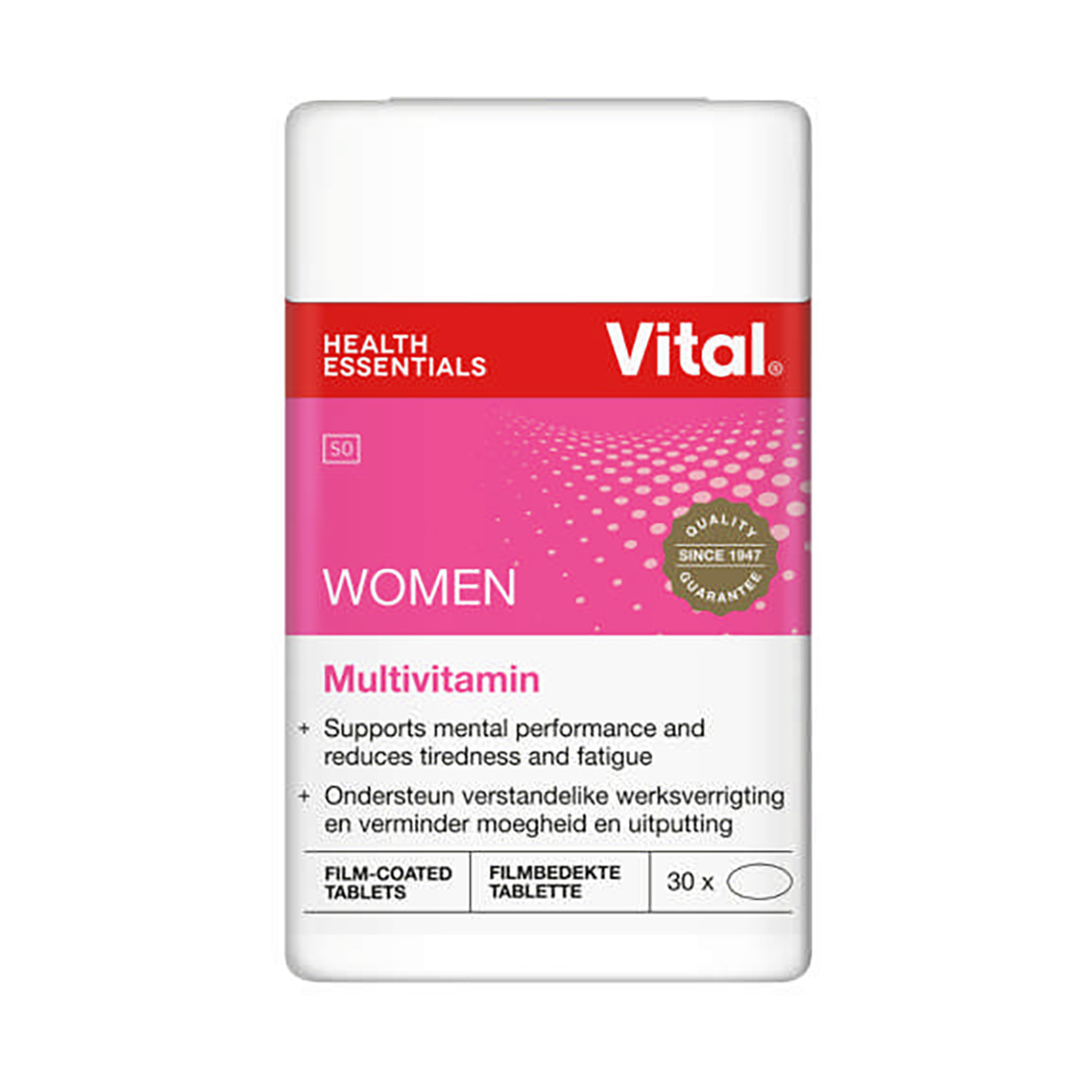Vital Women Multivitamin 30 Tablets - Med365
