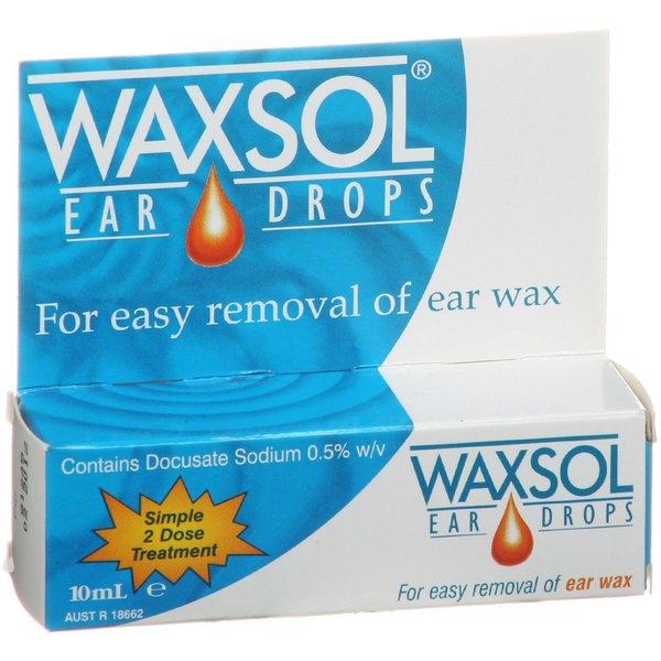 Waxsol Ear Drops 10ml - Med365