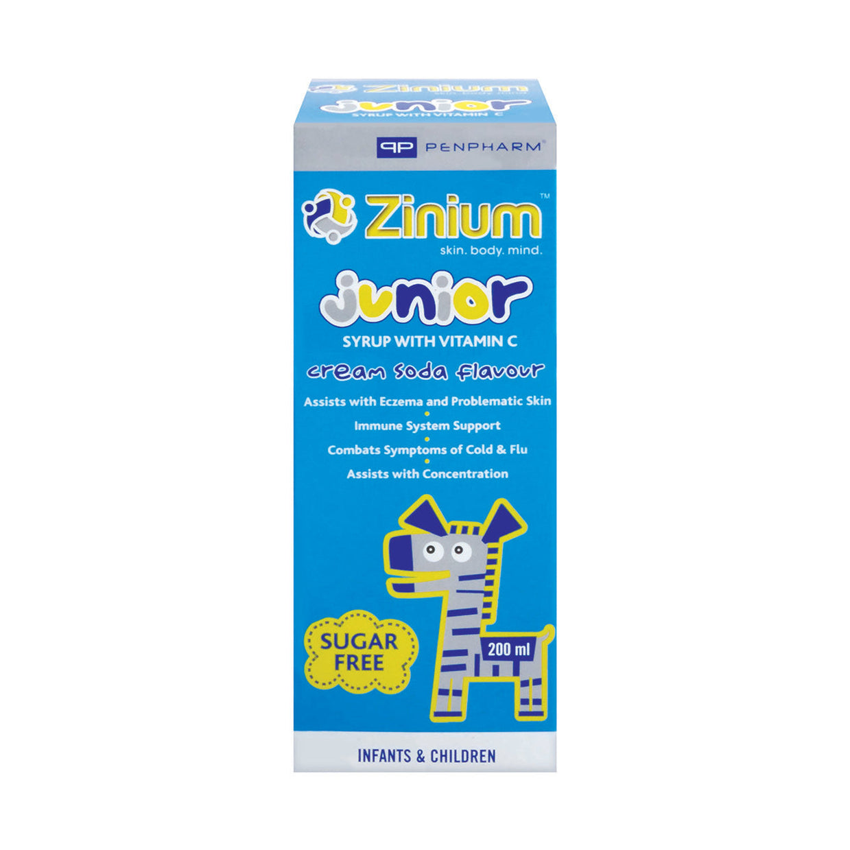 Zinium Junior Diabetic Syrup 200ml - Med365