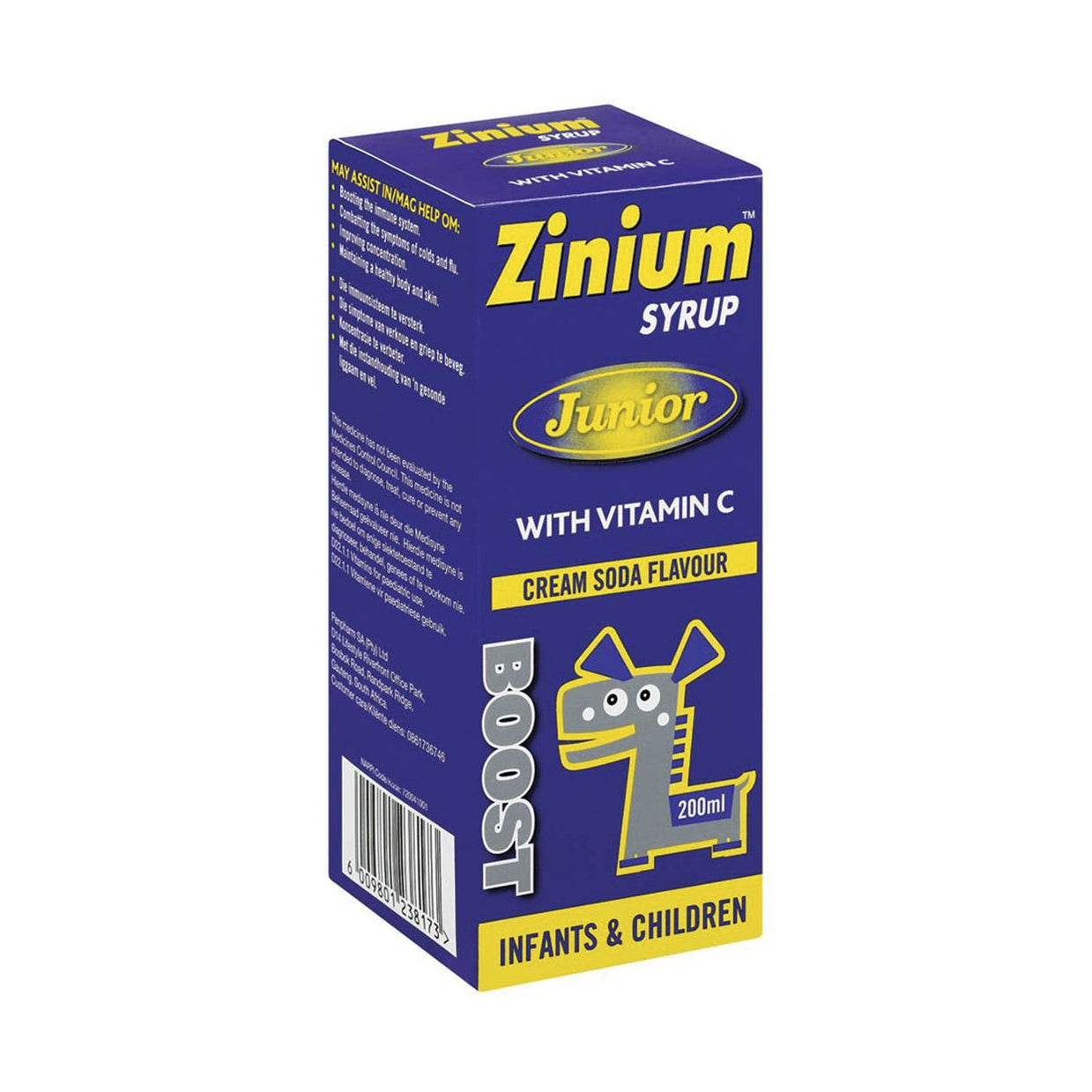 Zinium Junior Syrup 200ml - Med365